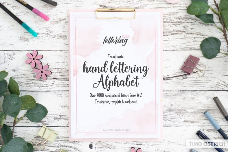 The ultimate hand lettering alphabet (for more beautiful letterings!)