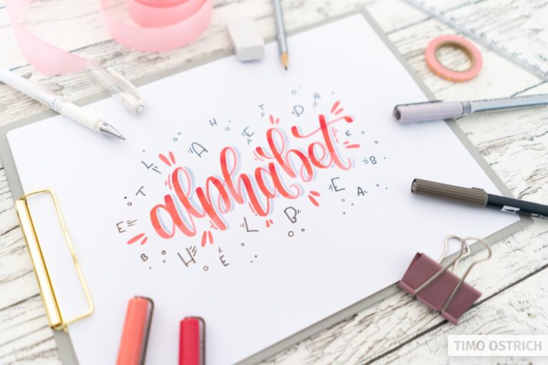 Bounce lettering: How to create stunning bounce letterings step by step