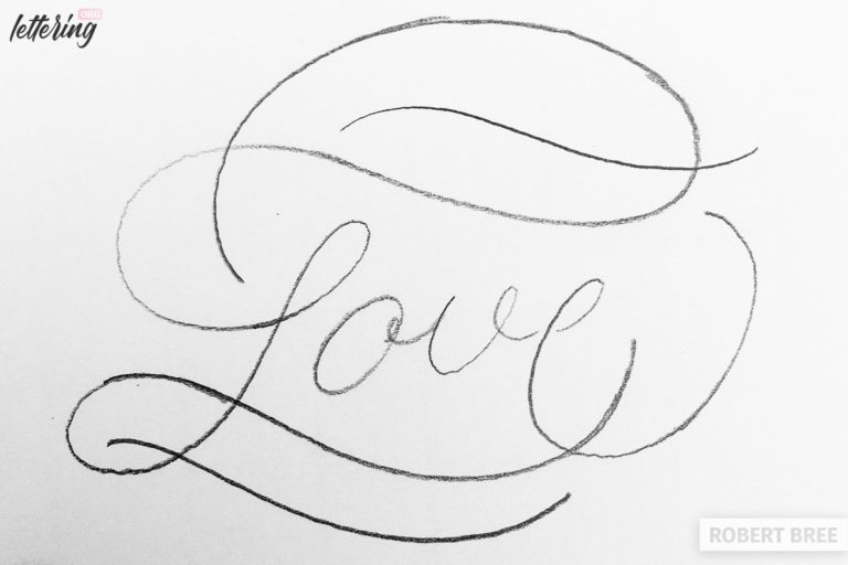 How to add elegant flourishes to your letterings (step by step)