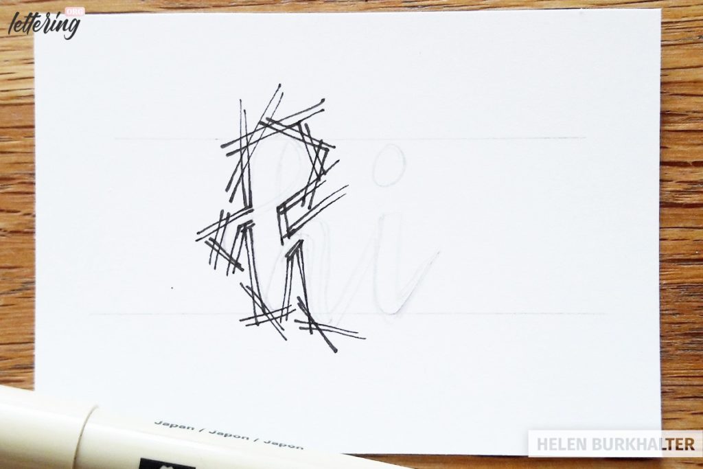 Negative lettering: How to create letterings with negative space
