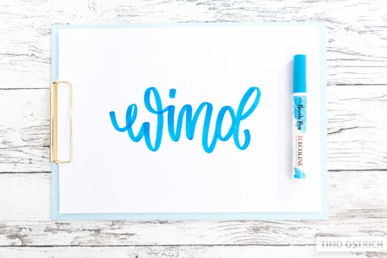 Ribbon lettering - How to create outstanding ribbon letterings (tutorial)