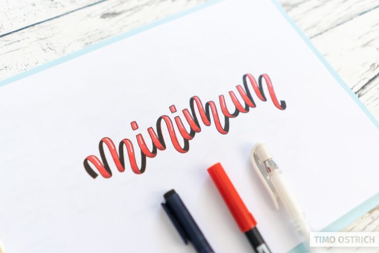 Ribbon lettering - How to create outstanding ribbon letterings (tutorial)