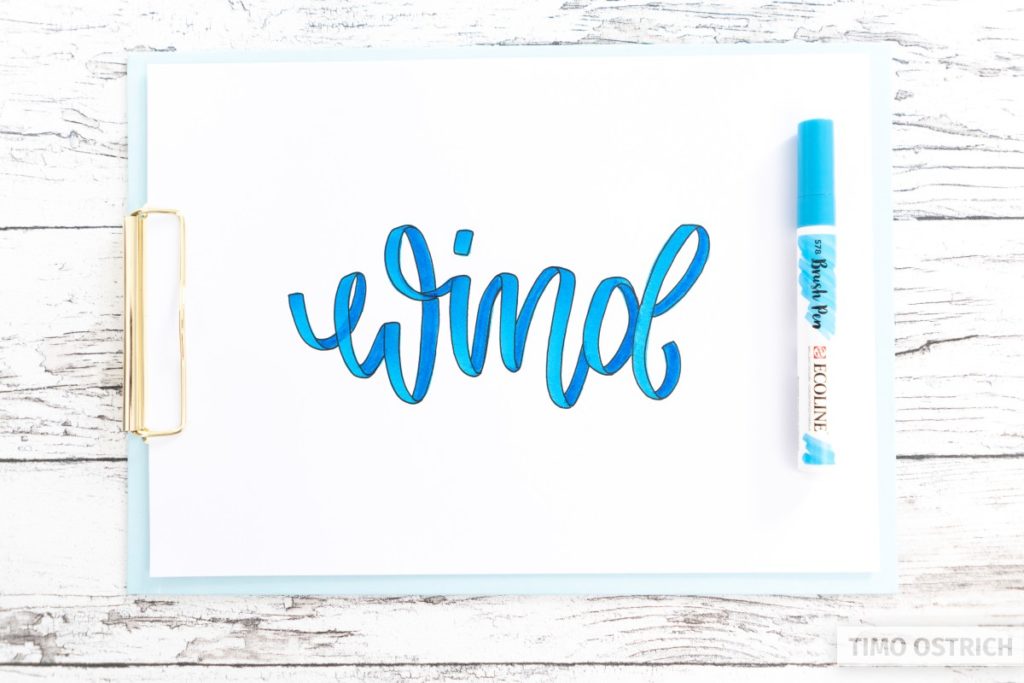 Ribbon lettering - How to create outstanding ribbon letterings (tutorial)