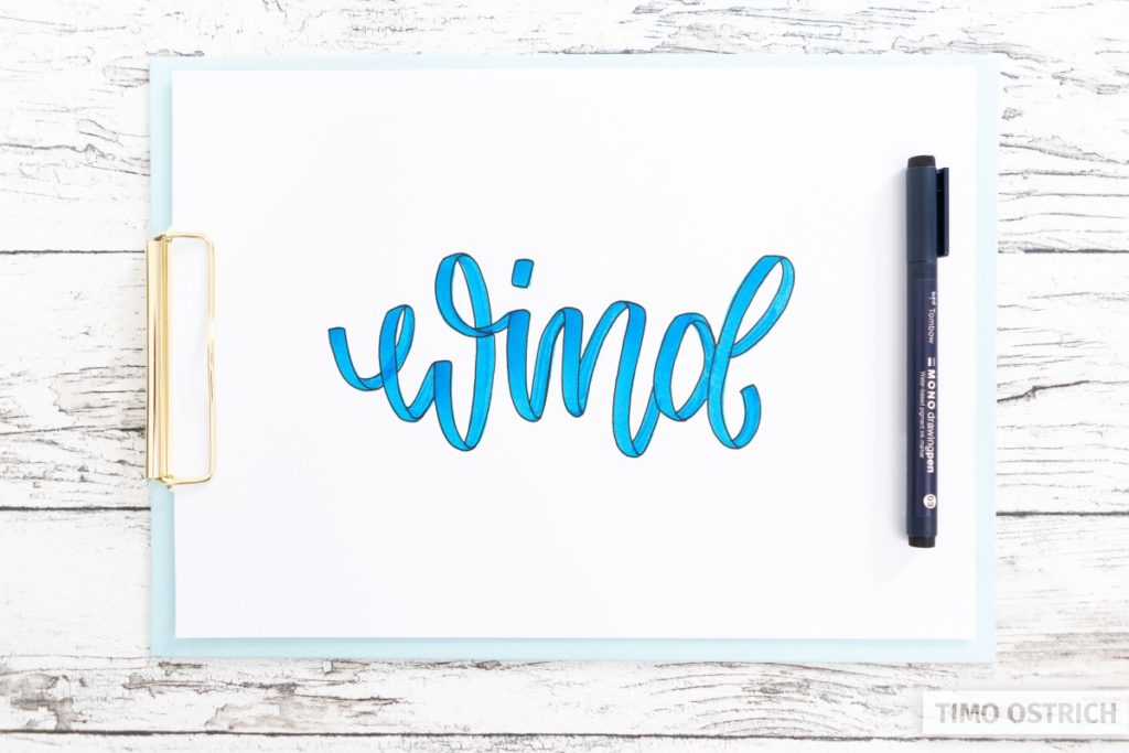 Ribbon lettering - How to create outstanding ribbon letterings (tutorial)