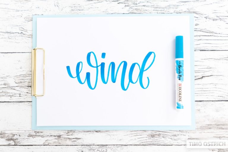 Ribbon lettering - How to create outstanding ribbon letterings (tutorial)