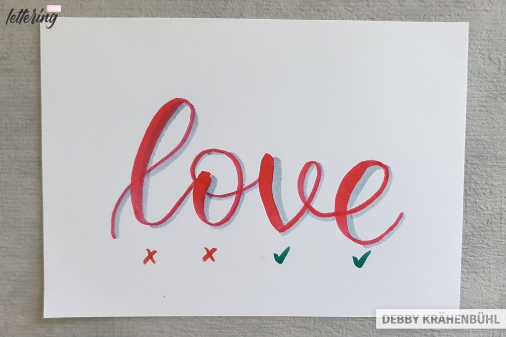 Lettering shadows - How to add them right (step by step tutorial)