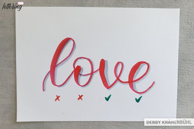 Lettering shadows - How to add them right (step by step tutorial)