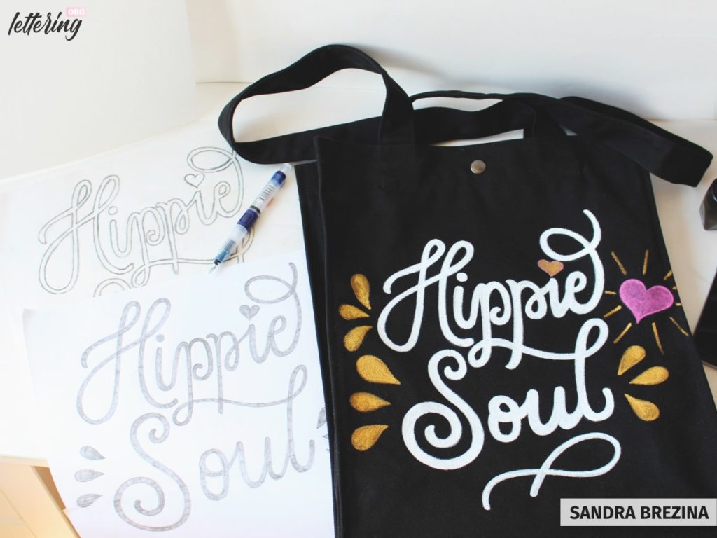 Create extraordinary letterings on fabric - Lettering.org