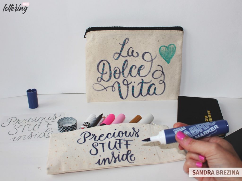 Create extraordinary letterings on fabric - Lettering.org