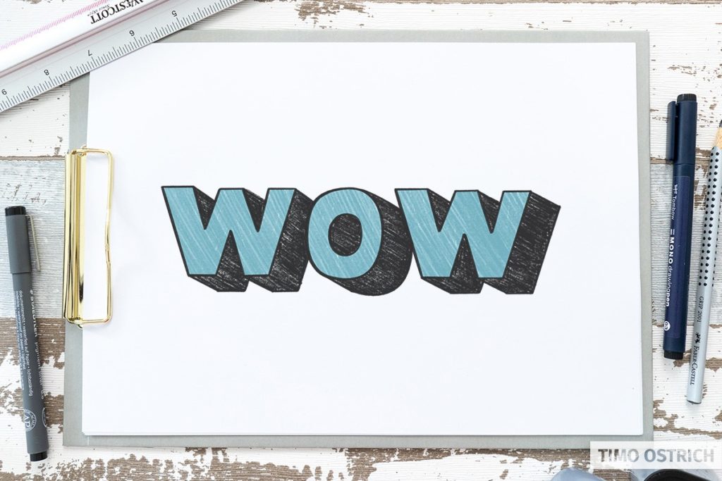 3D Lettering: Eight awesome techniques at a glance - Lettering.org