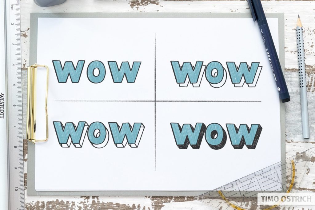 3D Lettering: Eight awesome techniques at a glance - Lettering.org