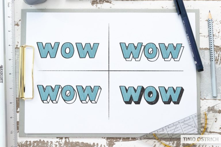 3D Lettering: Eight awesome techniques at a glance - Lettering.org