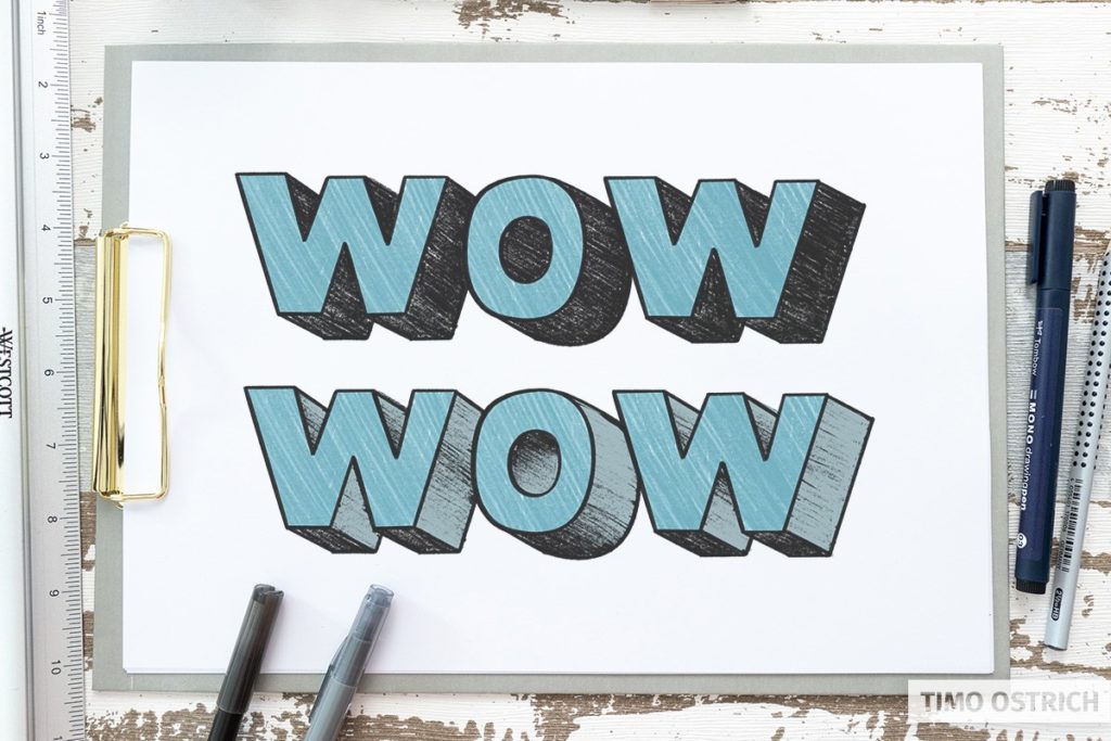 3D Lettering: Eight awesome techniques at a glance - Lettering.org