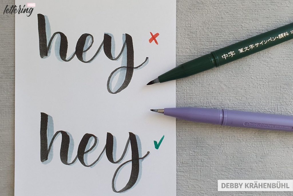 Lettering shadows - How to add them right (step by step tutorial)