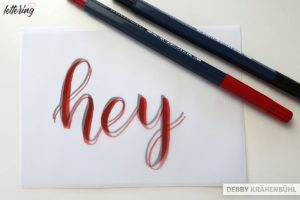 Lettering shadows - How to add them right (step by step tutorial)