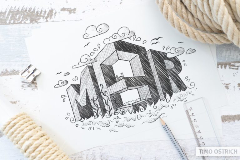 3D Lettering: Eight awesome techniques at a glance - Lettering.org
