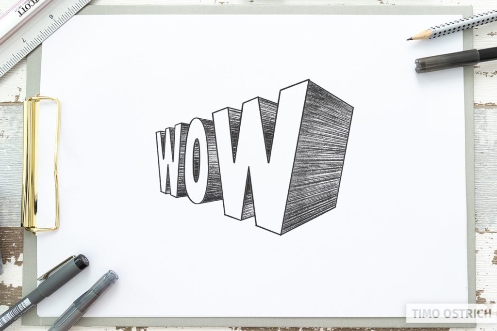 3D Lettering: Eight awesome techniques at a glance - Lettering.org