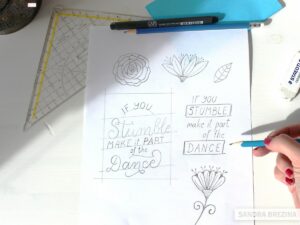 Well-done lettering compositions: How to make them step by step