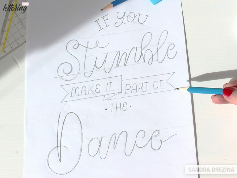 Well-done lettering compositions: How to make them step by step