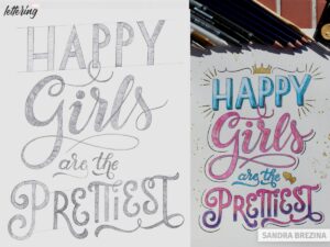 Well-done lettering compositions: How to make them step by step