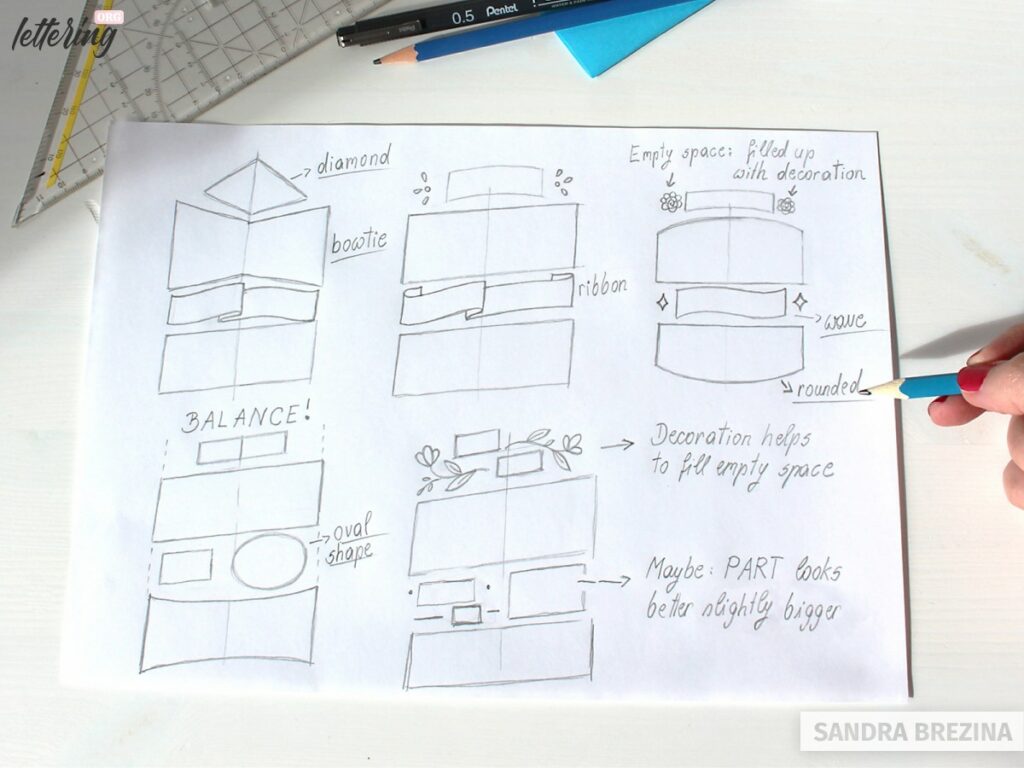 Well-done lettering compositions: How to make them step by step