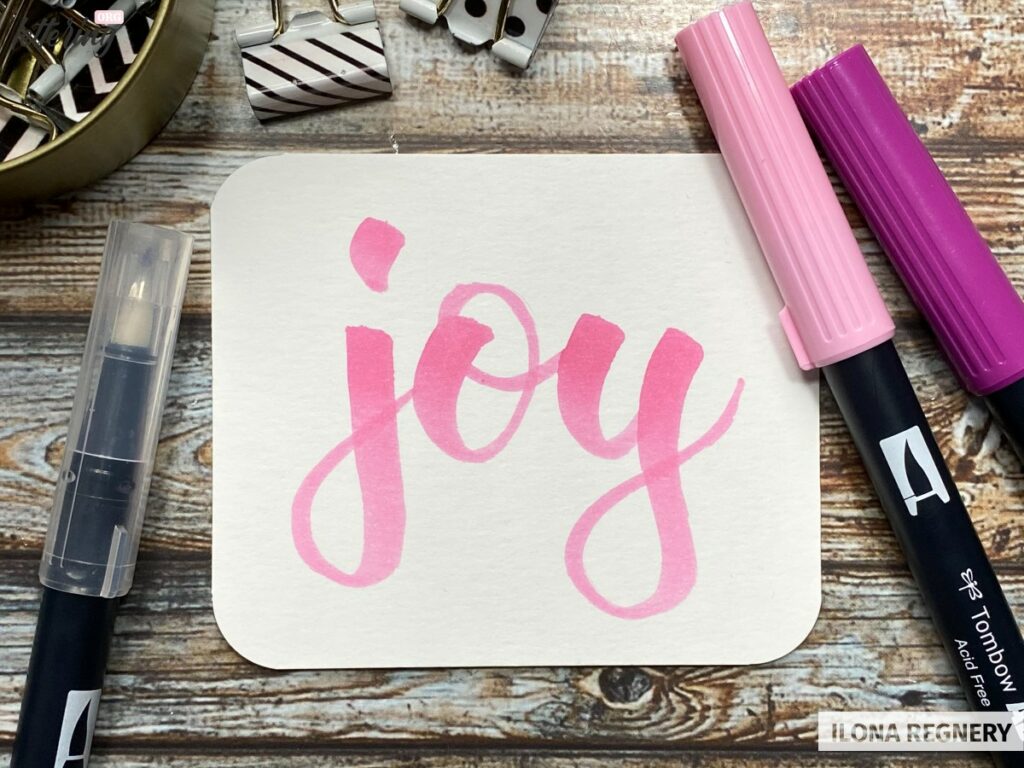 Ombre lettering - 5 amazing techniques to blend colors