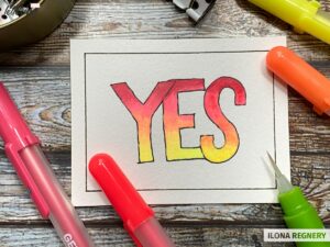 Ombre lettering - 5 amazing techniques to blend colors