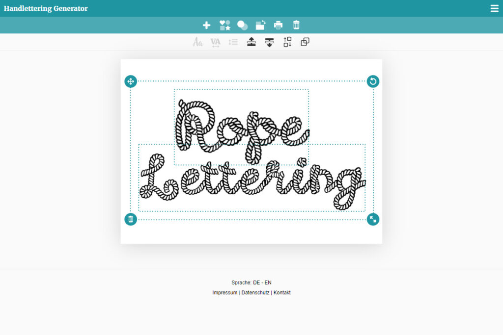 Rope lettering tutorial (step by step) with great examples