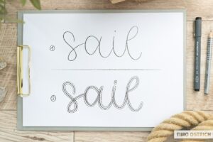 Rope lettering tutorial (step by step) with great examples