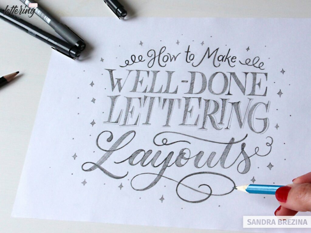 Well-done lettering compositions: How to make them step by step