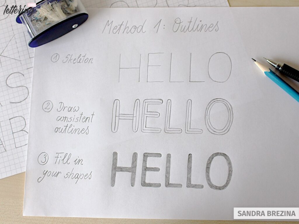 How to draw beautiful block letters - Lettering.org