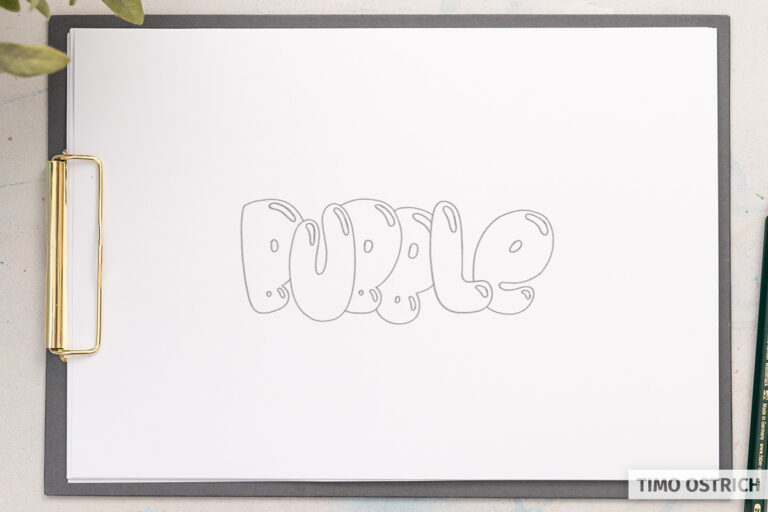 Bubble lettering: How to draw bubble letters with ease