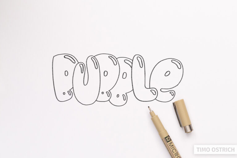Bubble lettering: How to draw superbubbly letters with ease